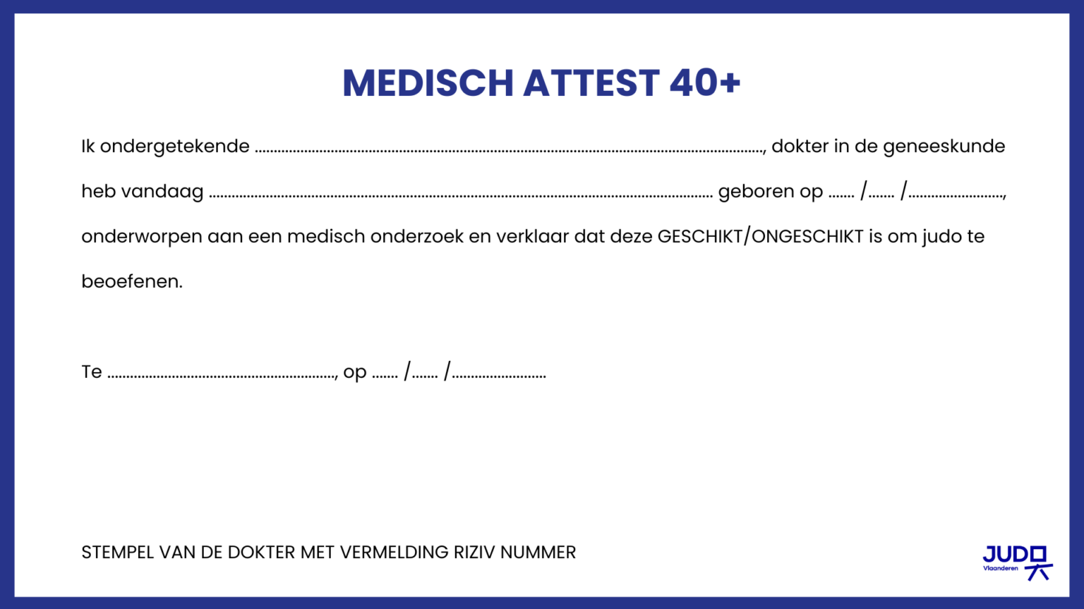 Nieuwe beslissing Medische Commissie vanaf 1 mei 2023! – Judo Vlaanderen